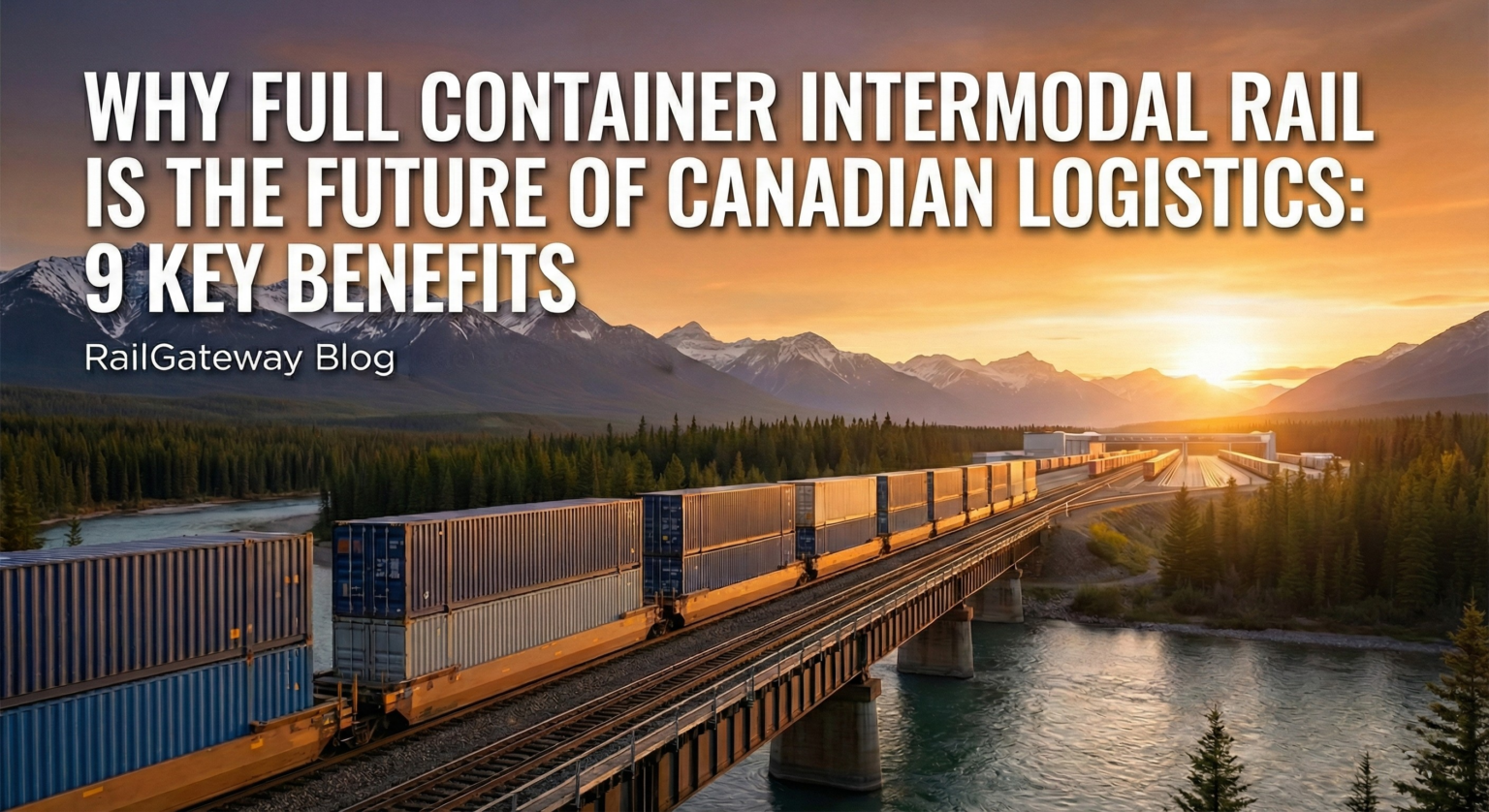 Why Full Container Intermodal Rail Is Your 2026 Winning Strategy (+35% ...